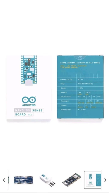 ARDUINO NANO 33 BLE Sense Rev1 [ABX00031] $31.00 - PicClick