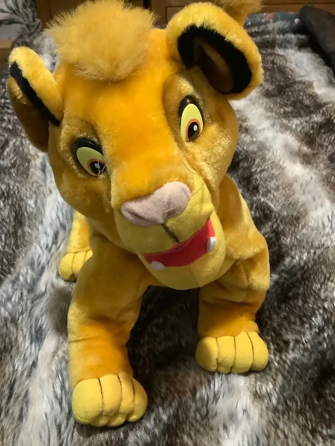 RARE WALT DISNEY The Lion King Simba Large Pj Pyjamas Case Soft Toy ...