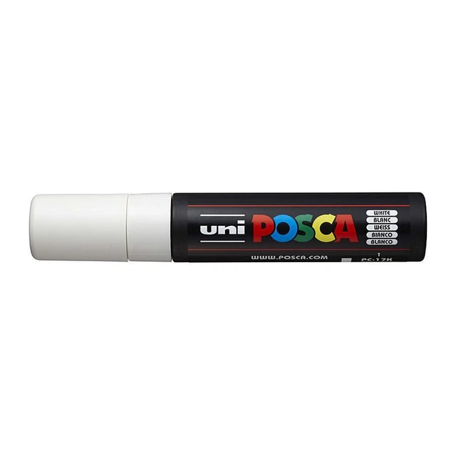 POSCA PC-17K BRD Paint Mkr Wht $33.90 - PicClick AU