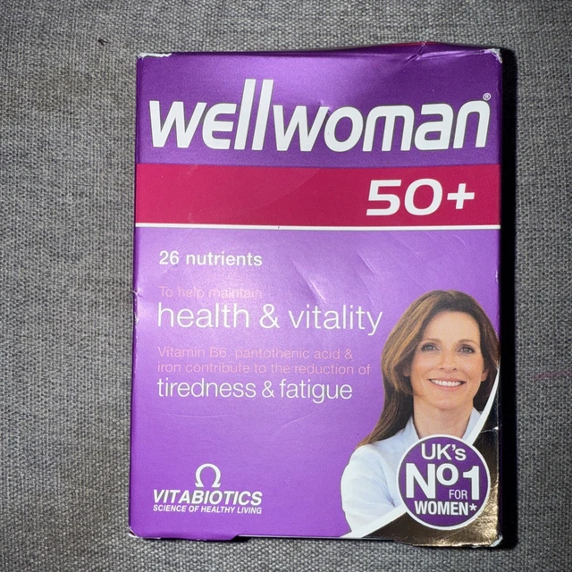 VITABIOTICS WELLWOMAN 50+ Tablets 30, Health & Vitality, 26 Nutrients £ ...