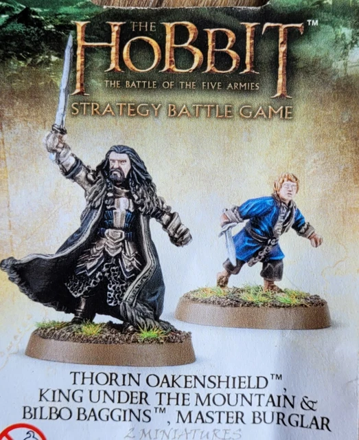 LOTR THORIN OAKENSHIELD Bilbo Company Miniature Il Signore degli Anelli ...