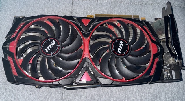 MSI AMD RADEON RX 580 ARMOR 8GB OC RED GPU Graphics Card 🔥 PRICED CHEAP ...