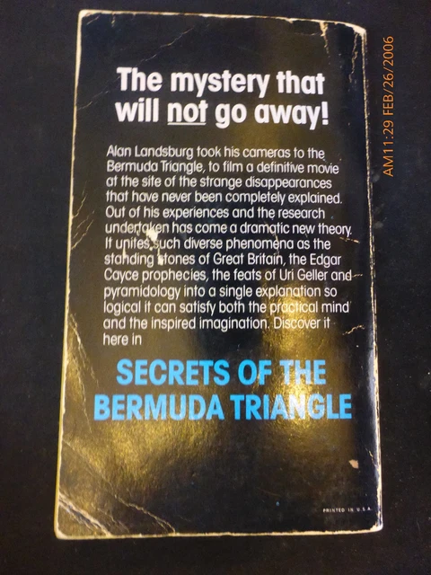 SECRETS OF THE Bermuda Triangle Alan Landsburg 1978 Paperback £4.51 ...