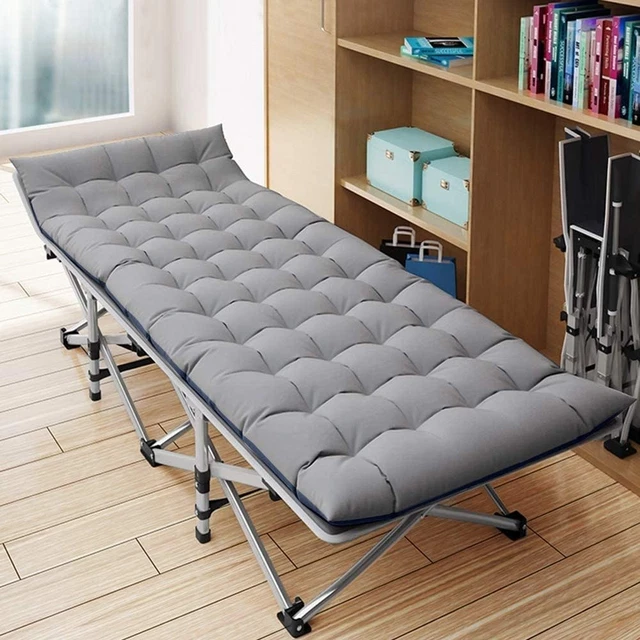 FOLDING BED GUEST Bed Portable Single Camping Cots With Mattress £40.99 ...