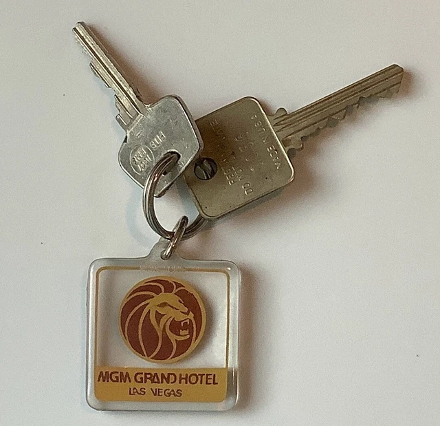 MGM GRAND HOTEL & Casino Hotel Room Key Fob & Key Las Vegas Nevada #H16 ...