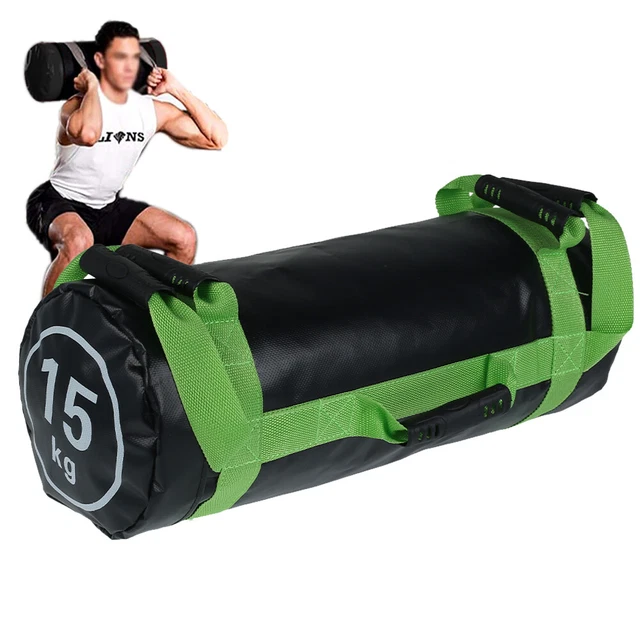 15/30KG FITNESS SANDBAG Sand Power Weights Bag Gym Home Strength ...