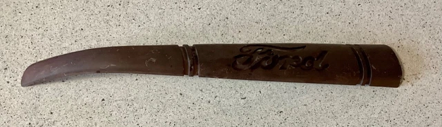 RARE - NICE Original 1940 Ford Truck Front Hood Emblem / Whisker FORD ...