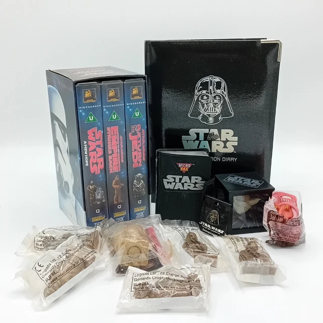 VINTAGE STAR WARS Bundle Original Trilogy VHS Tapes 1988 Star Wars ...