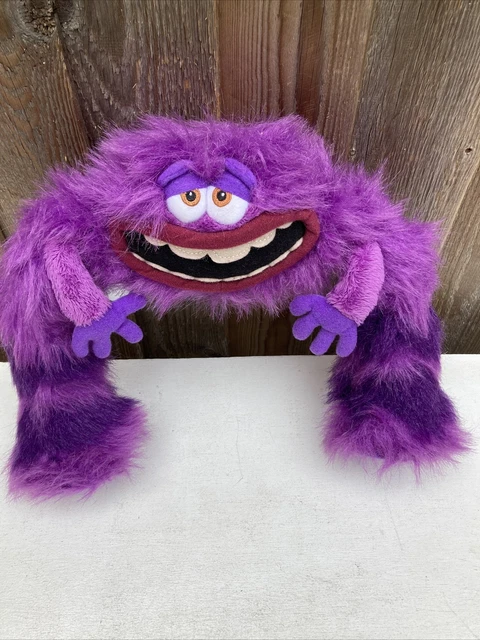 PIXARS MONSTER INC 'Art' Purple Plush Soft Toy - Disney Store Original ...