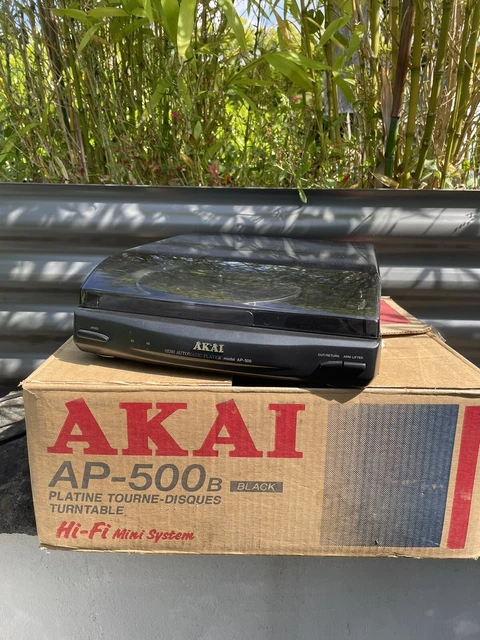 AKAI SEMI AUTOMATIC Turntable AP-500 Working Collector Classic Record ...