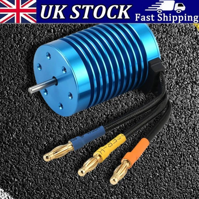 3000KV/3300KV/3930KV/4370KV F540 4 Poles High Torque Motor for 1/10 RC ...