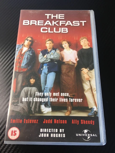 THE BREAKFAST CLUB Universal VHS year 2000 publication, pre-owned. £4. ...