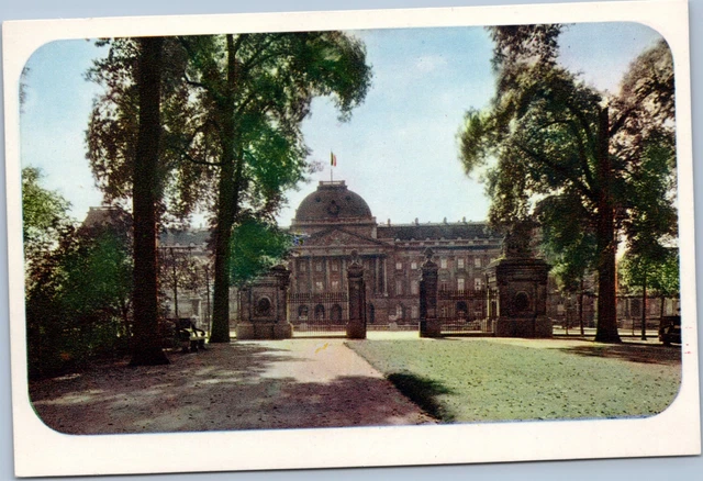POSTCARD BELGIUM BRUSSELS - The Park and the Royal Palace Palais Royal ...