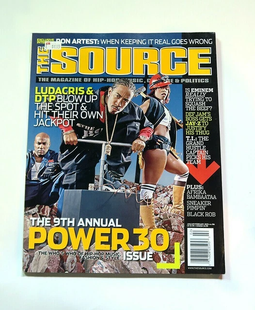 THE SOURCE MAGAZINE Issue #184 Jan/Feb 2005 Ludacris DTP $14.50 ...