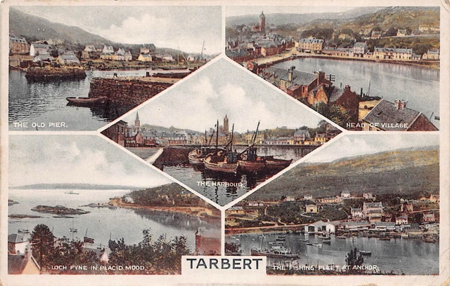 TARBERT ARGYLL MULTIVIEW Postcard.c1943 $24.65 - PicClick AU