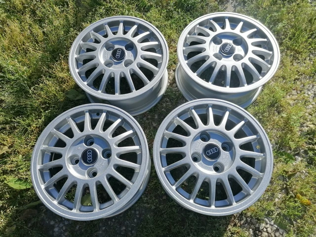 AUDI 100 80 90 Coupe Quattro Typ 81 85 B2 B3 Alufelgen wie Ronal R8 ...