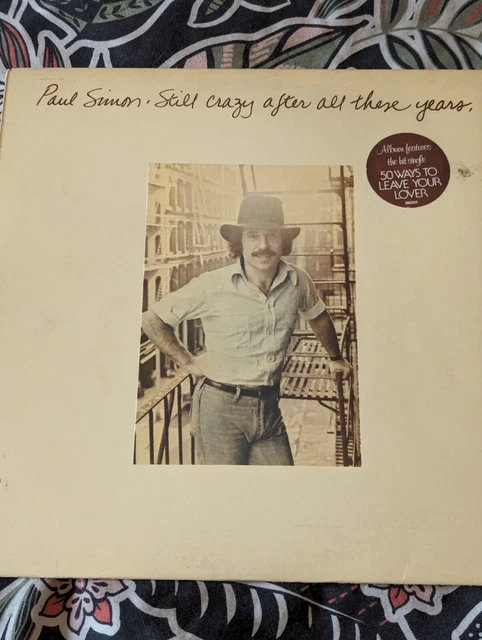 Paul Simon Still Crazy After All These Years Lp Orig 50 Ways Vg Vg Eur