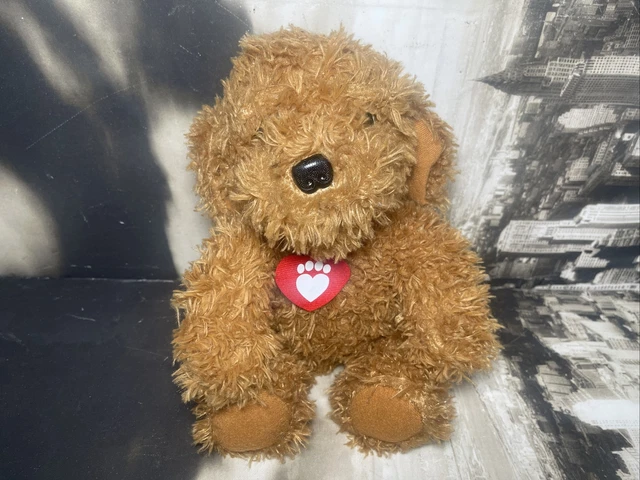 WAFFLE THE WONDER Dog Soft Toy With Sounds - Golden Bear 3401 £9.99 ...