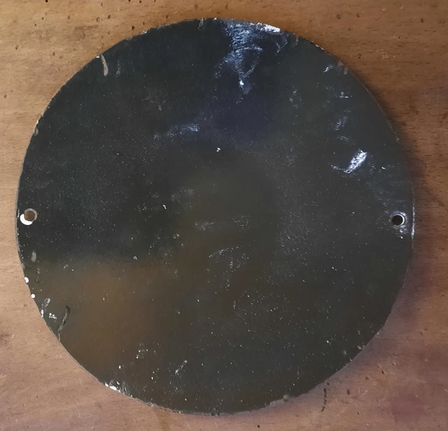 ANTIQUE CURVED ENAMEL Plate FIRE HYDRANT Firefighter Diameter 20cm £62. ...