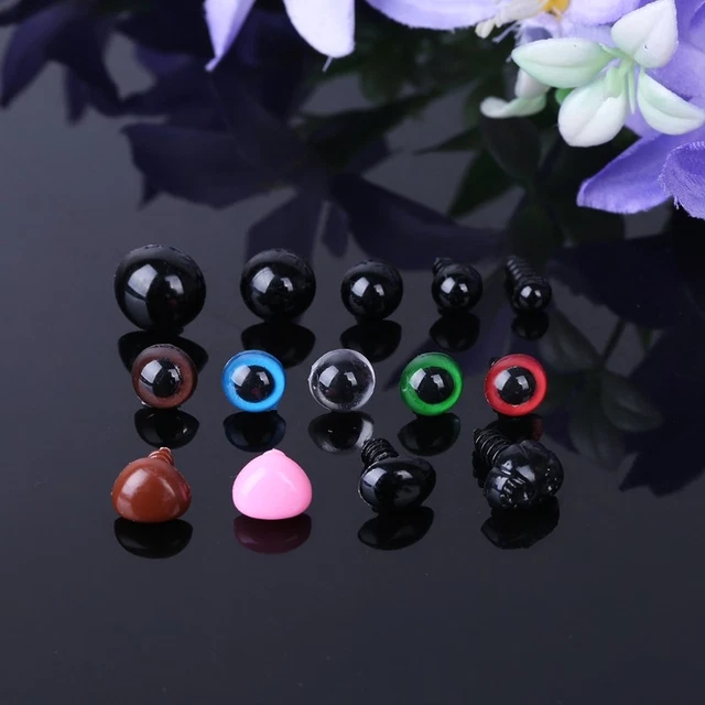 50PCS/SET FOR TRIANGLE Nose Round Safety Eyes with Washers for Bear ...