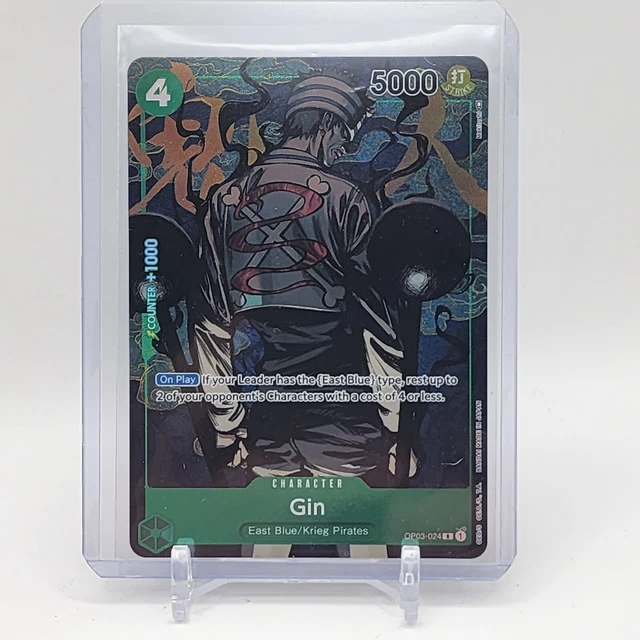ONE PIECE CARD Game TCG - Gin OP03-024 Alt Art Rare English! OPTCG New ...