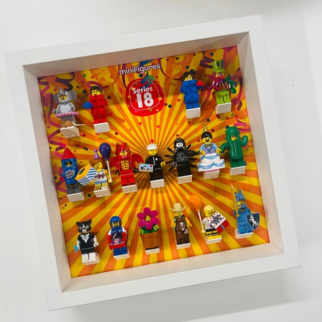 DISPLAY FRAME FOR Lego ® Series 18 Minifigures 71021 No Figures 27cm £ ...