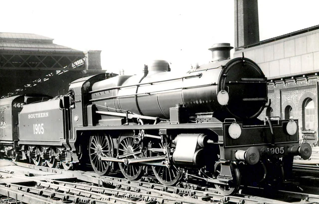B & W Photo - Southern Loco 1905 - 14X9 Cm £2.95 - PicClick UK