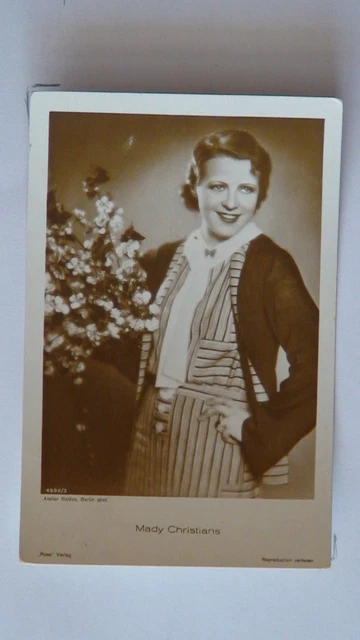 MADY CHRISTIANS- ORIGINAL vintage old POSTCARD pre-1940 #M985 EUR 4,83 ...