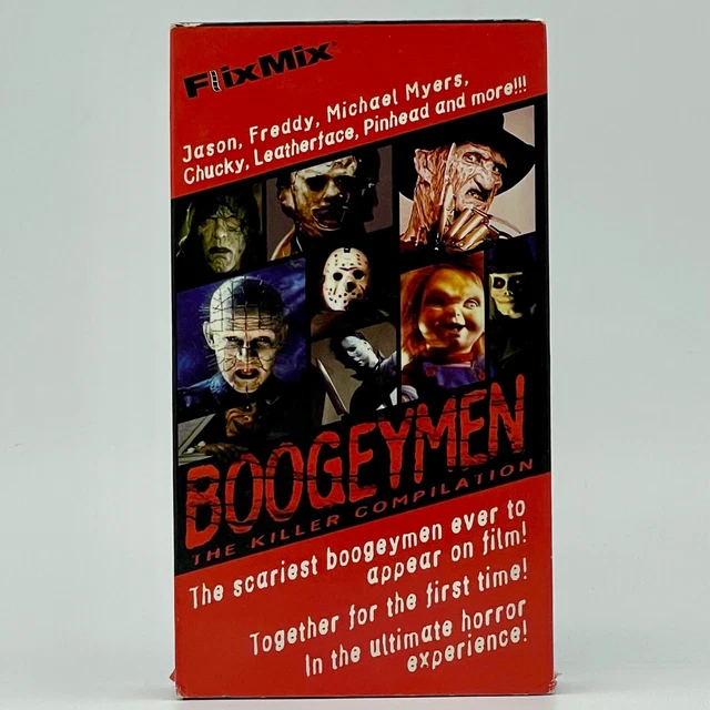 BOOGEYMEN THE KILLER Compilation (VHS, 2001) Horror Freddy Chucky ...