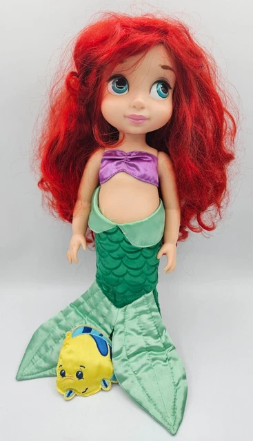 Disney Animator Collection Ariel Little Mermaid Doll And Flounder Wristie £1499 Picclick Uk