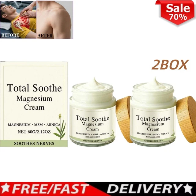 2BOX TOTAL RELIEF Magnesium Cream Nerve Relief Magnesium Cream _※ $28. ...