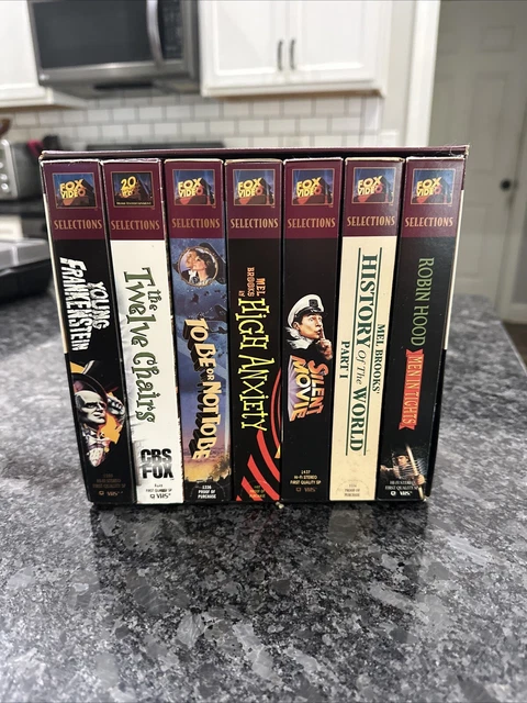 MEL BROOKS COMEDY Classics 7 VHS Tapes Robin Hood High Anxiety Silent ...
