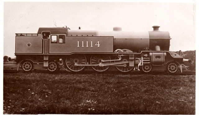 EX LANCS & YORKS CLASS 5P 4-6-4T No 11114 R/P POSTCARD SEE SCANS £1.99 ...