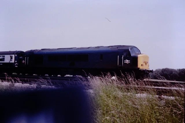 1980S BRITISH RAIL BR Diesel Electric Loco Railway 45 105 Slide Ref 199 ...