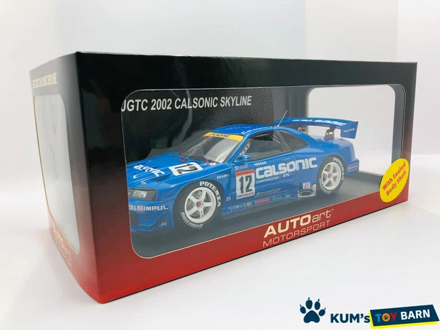 AUTOART 80276 CALSONIC Nissan Skyline R34 Gt-R Jgtc 2002 Super Gt EUR 191,96 - PicClick FR