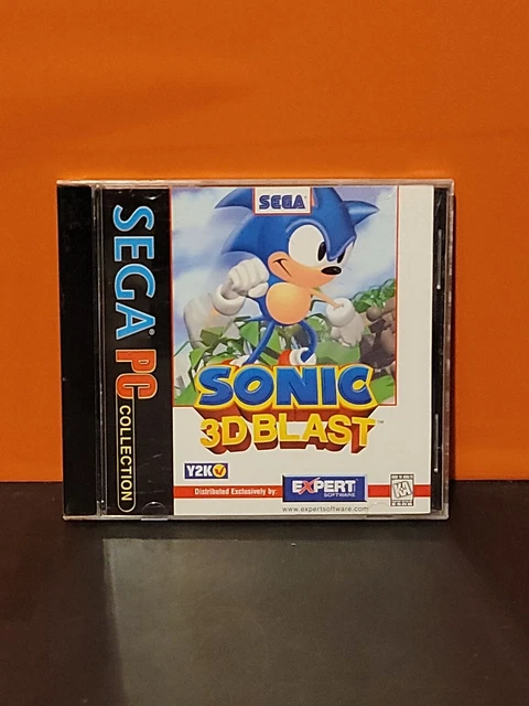 SONIC 3D BLAST Sega PC Collection (Windows PC CD, 1999) w Jewel Case ...
