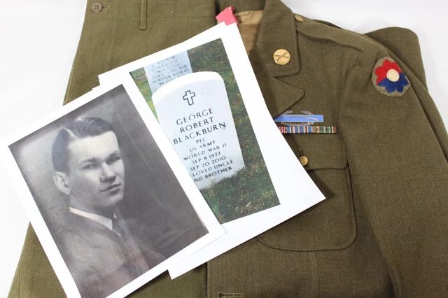 NAMED! WW2 U.S. 9th Infantry Division Uniform, Pants, Shirt, & Tie £277 ...