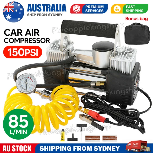 HEAVY DUTY 12V Air Compressor Portable Auto Car Tire Pump Tyre Inflator ...