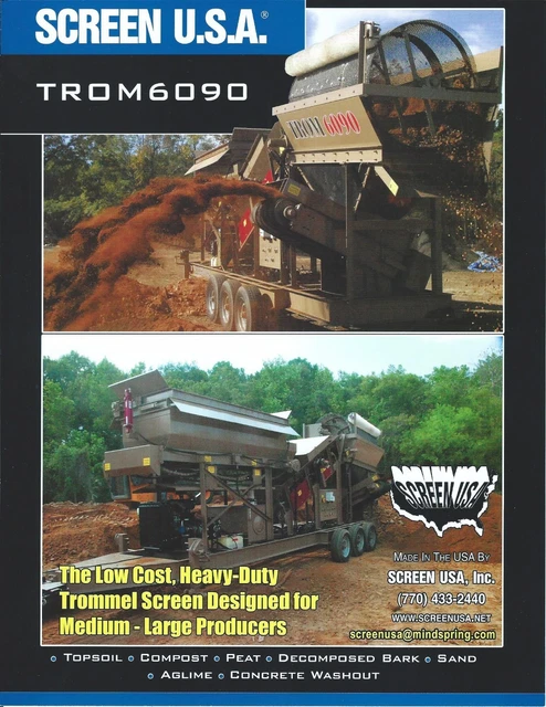 EQUIPMENT BROCHURE - Screen USA - TROM 6090 - Trommel Screen (E3641 ...