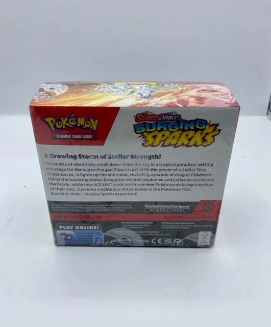 POKÉMON TCG SURGING Sparks Booster Box – Factory Sealed Trading Cards ...