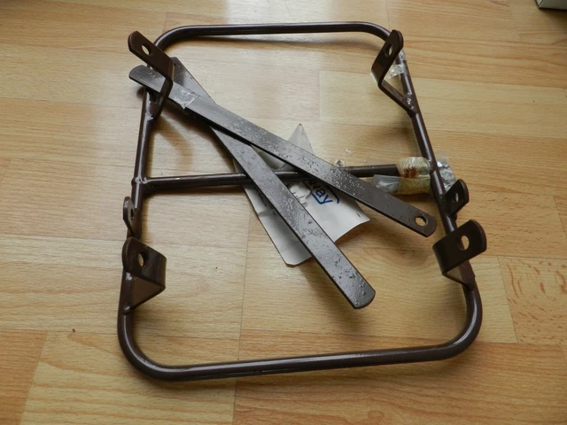 VINTAGE MOTORCYCLE REAR Rack. Bsa,Norton,Triumph,Ariel,Matchless, Re ...