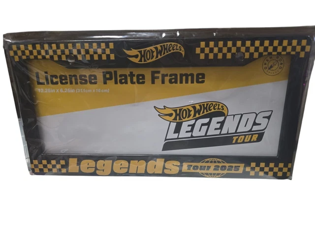 HOT WHEELS LEGENDS Tour 2025 License Plate Frame NEW! $13.64 - PicClick CA