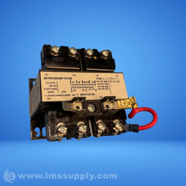 SQUARE D 9070K50D49F14T80 Control Transformer FNOB $151.68 - PicClick CA