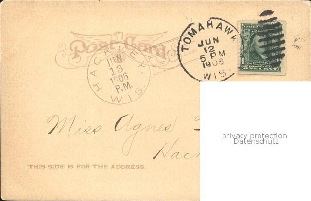 TOMAHAWK WISCONSIN WISCONSIN Ave on a Quiet Sunday Morning EUR 24,90 ...