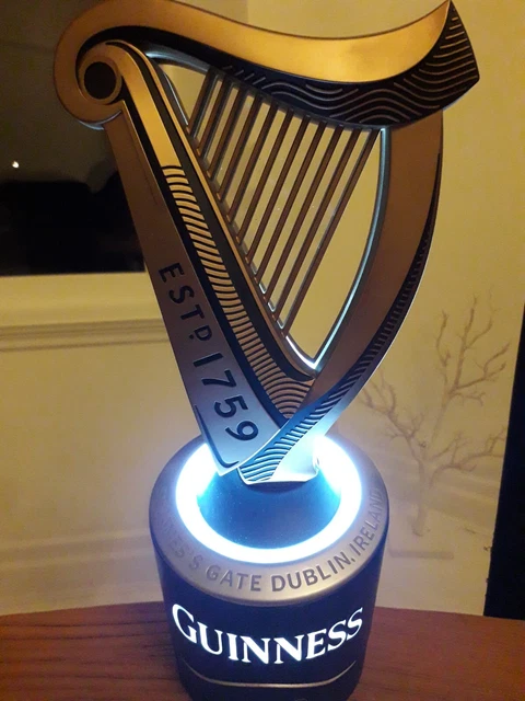 GUINNESS HARP SURGER pump /pub/mancave/bar light display unit ...
