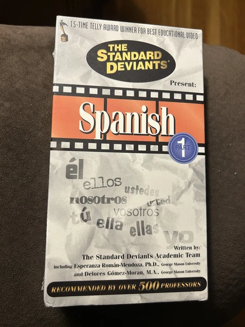 STANDARD DEVIANTS - Spanish Module 1: Alphabet Pronunciation (VHS, 1999 ...