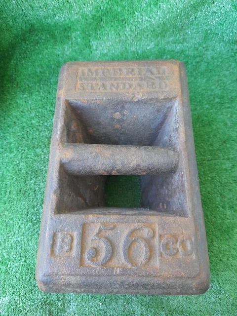 56LB WEIGHT B Co Imperial Standard 56lb Weight Cast Iron Scale Weight ...