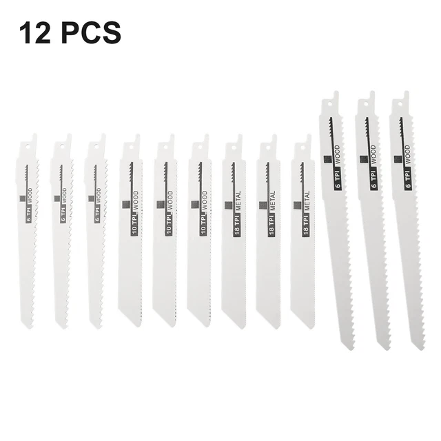 12PCS LAMES DE Scie Bi-M tal Coupe Haute R sistance PVC Tube Alternative Neuf EUR 28,18 ...