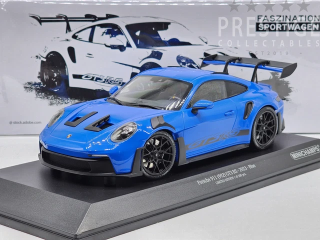 MINICHAMPS 2023 PORSCHE 911 GT3 RS 992 Arrow Blue w Black Wheels 1:18 - New $325.00 - PicClick AU