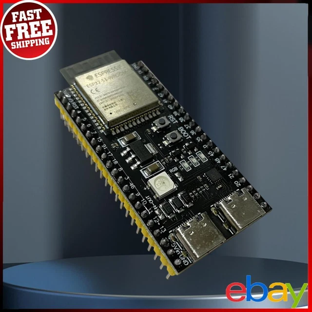 ESP32/ESP32-S3/ESP32-C3 SCHEDA DI sviluppo CORE Dual Type-C ESP32-S3-DevKitC-1 EUR 9,65 ...